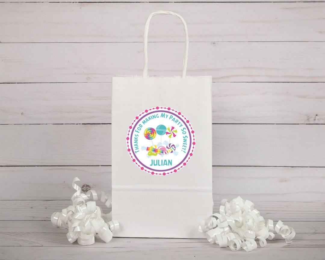 Candy Birthday Party Sticker Labels, Candy Party Stickers, Candy Party ...