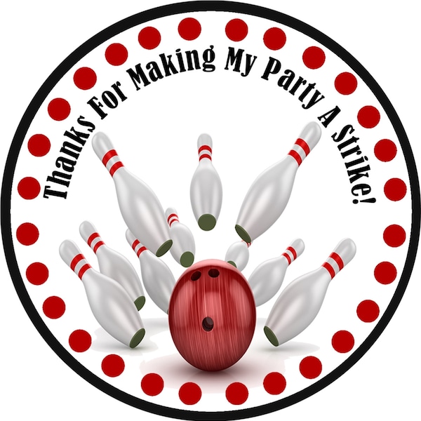 Bowling Sticker - Etsy