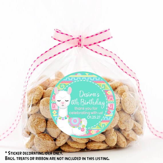 Llama Birthday Party Stickers or Favor Tags Llama Birthday - Etsy