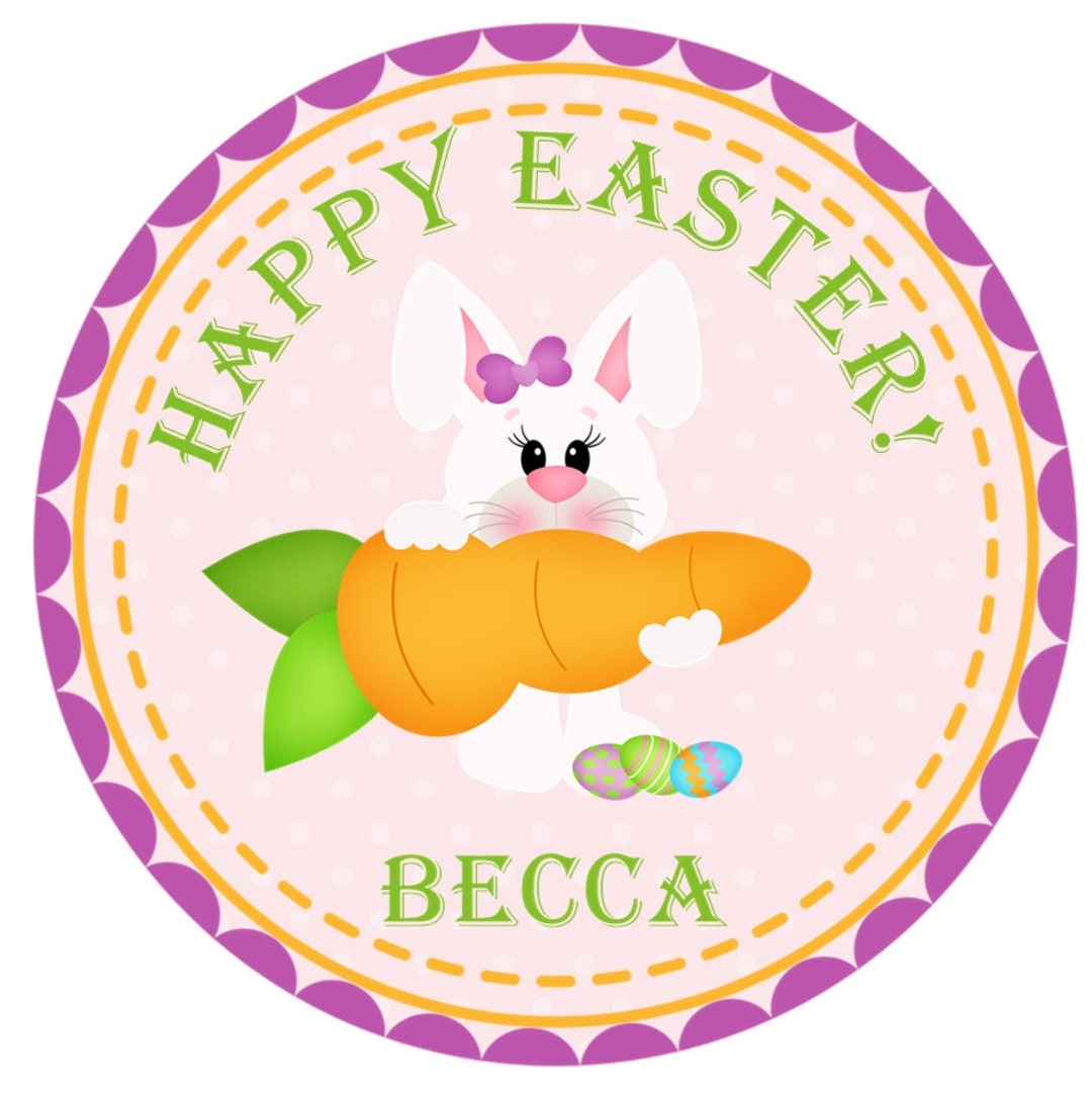 Easter Stickers for Kids, Easter Party Stickers for School, Girls Bunny ...