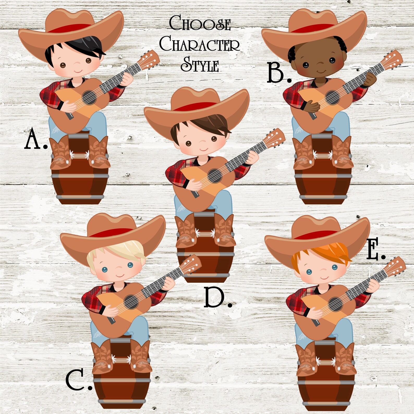 Cowboy Birthday Party Stickers or Favor Tags, Cowboy Birthday ...
