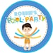 Boys Pool Party Stickers Pool Birthday Party Favor Tags for - Etsy