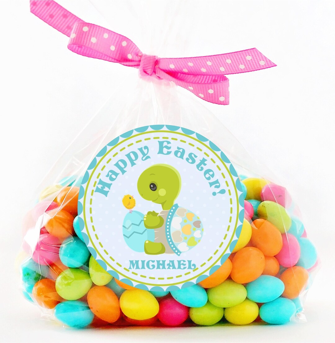 Easter Stickers for Kids, Easter Party Stickers for School, Boys Turtle ...