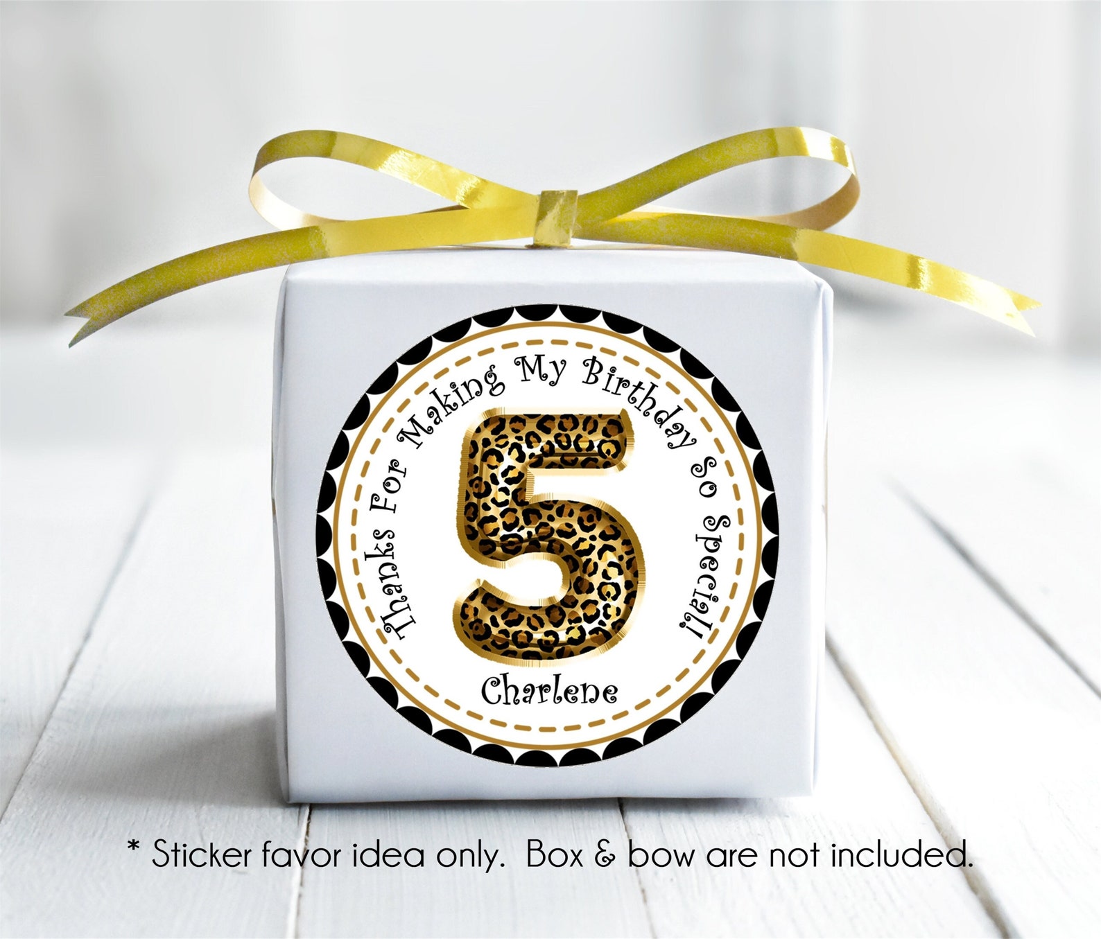 Leopard Birthday Party Sticker Labels, Leopard Party Labels, Leopard ...