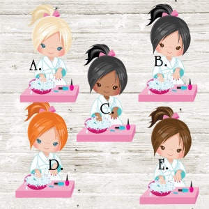 Spa Birthday Party Stickers or Favor Tags, Spa Birthday Decorations ...