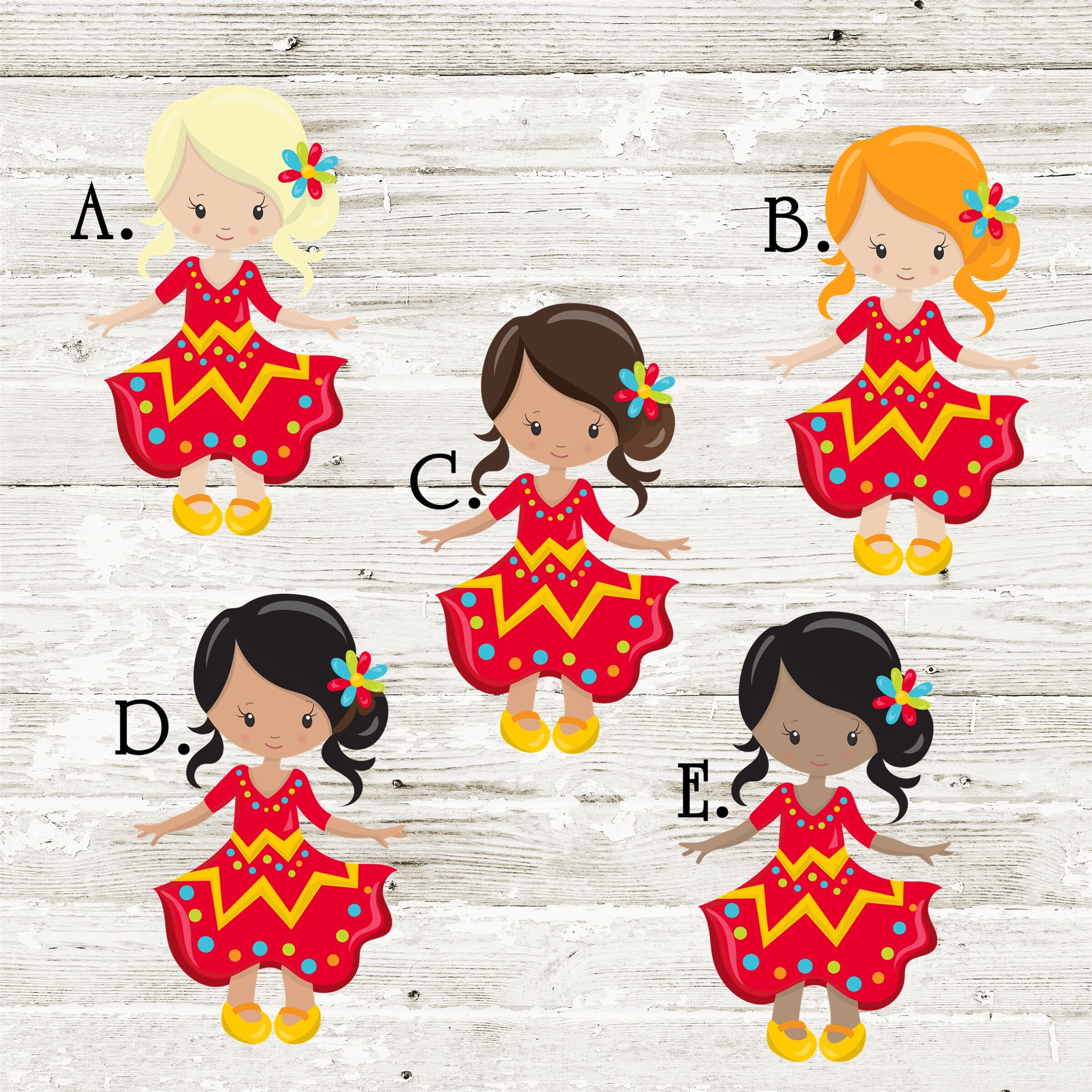 Girls Fiesta Birthday Party Stickers or Favor Tags, Fiesta Birthday ...