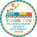 Colorful Train Birthday Party Stickers or Favor Tags, Primary Train ...