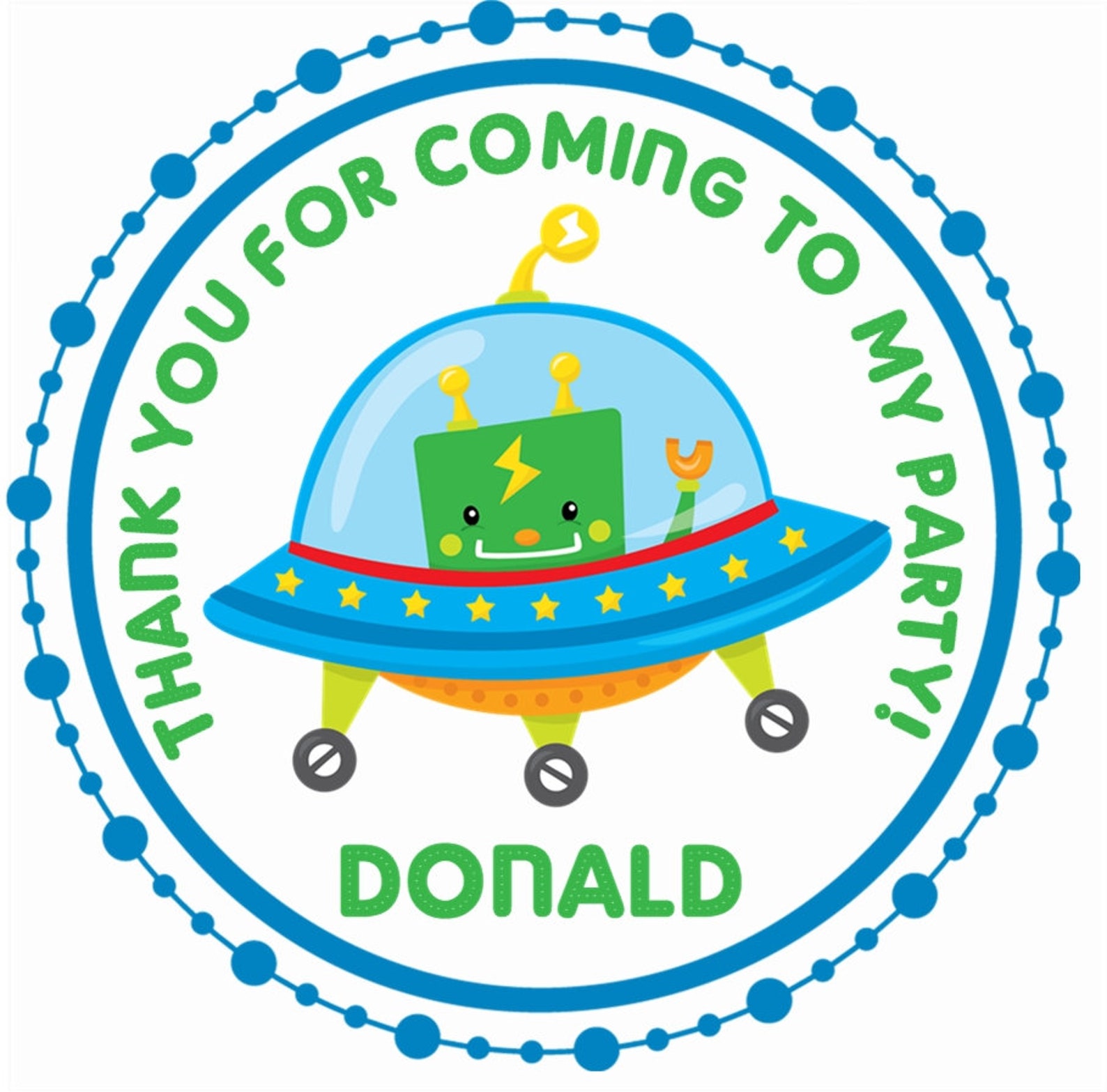 Space Birthday Party Sticker Labels Space Party Stickers - Etsy