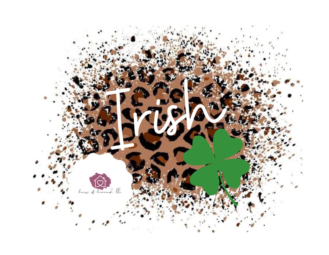 Irish Leopard Print Digital Download PNG Clip Art - Etsy