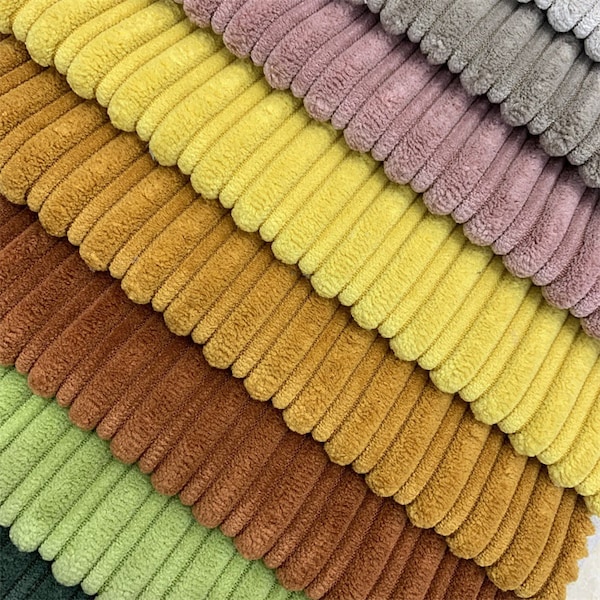 Wide Wale Corduroy Upholstery Fabric - Etsy