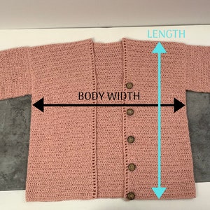 Button up Cardigan Crochet Pattern (all Skill Levels) Includes Women's ...