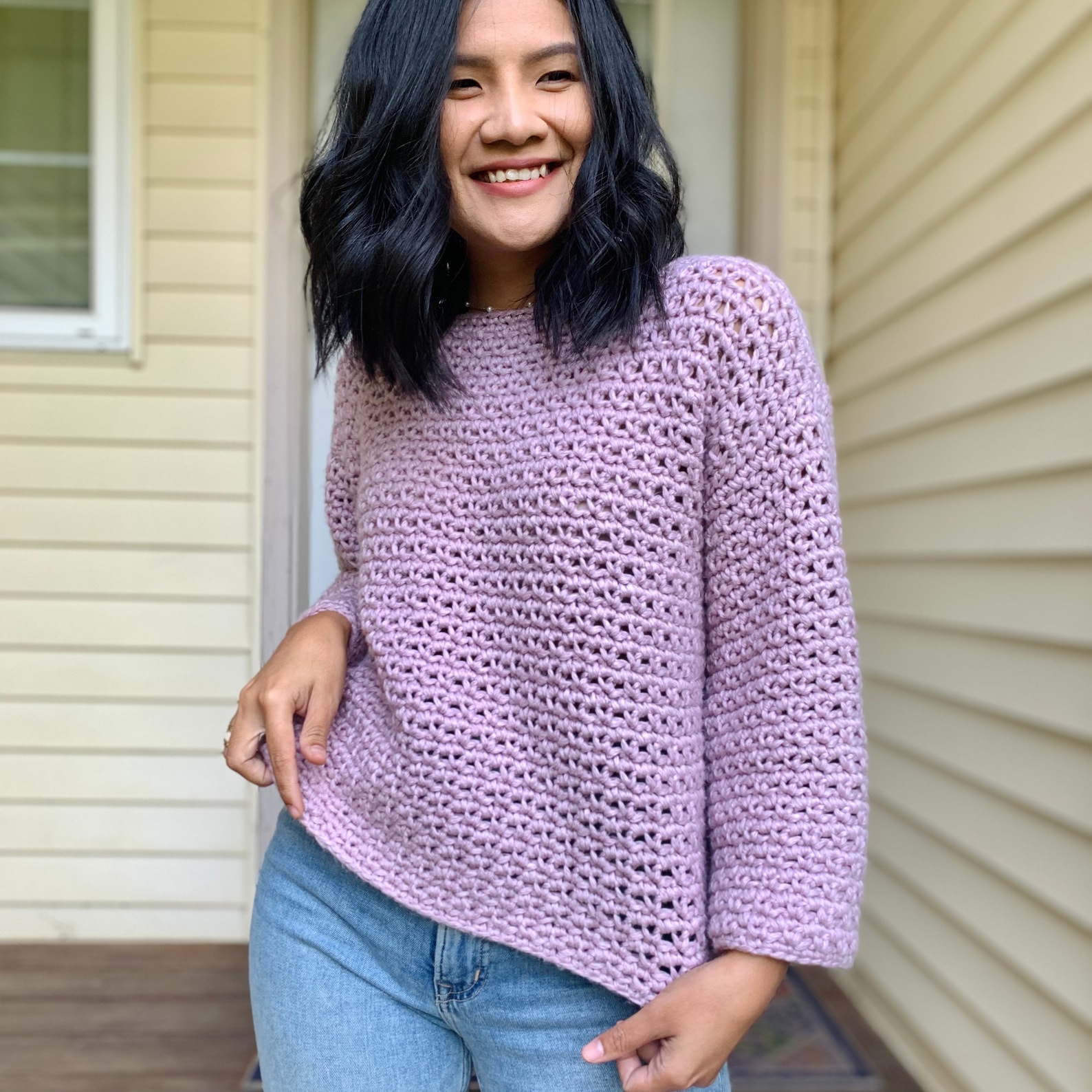Chunky Crochet Sweater Pattern PDF & Video Tutorial // Women's Sizes XS ...