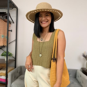 Solid Shell Stitch Tank Top Crochet Pattern US Women's XS-XXL With Full ...