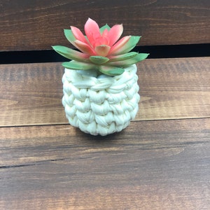 Crochet Flower Pots Pattern: PDF File and Video Tutorial Includes Two ...