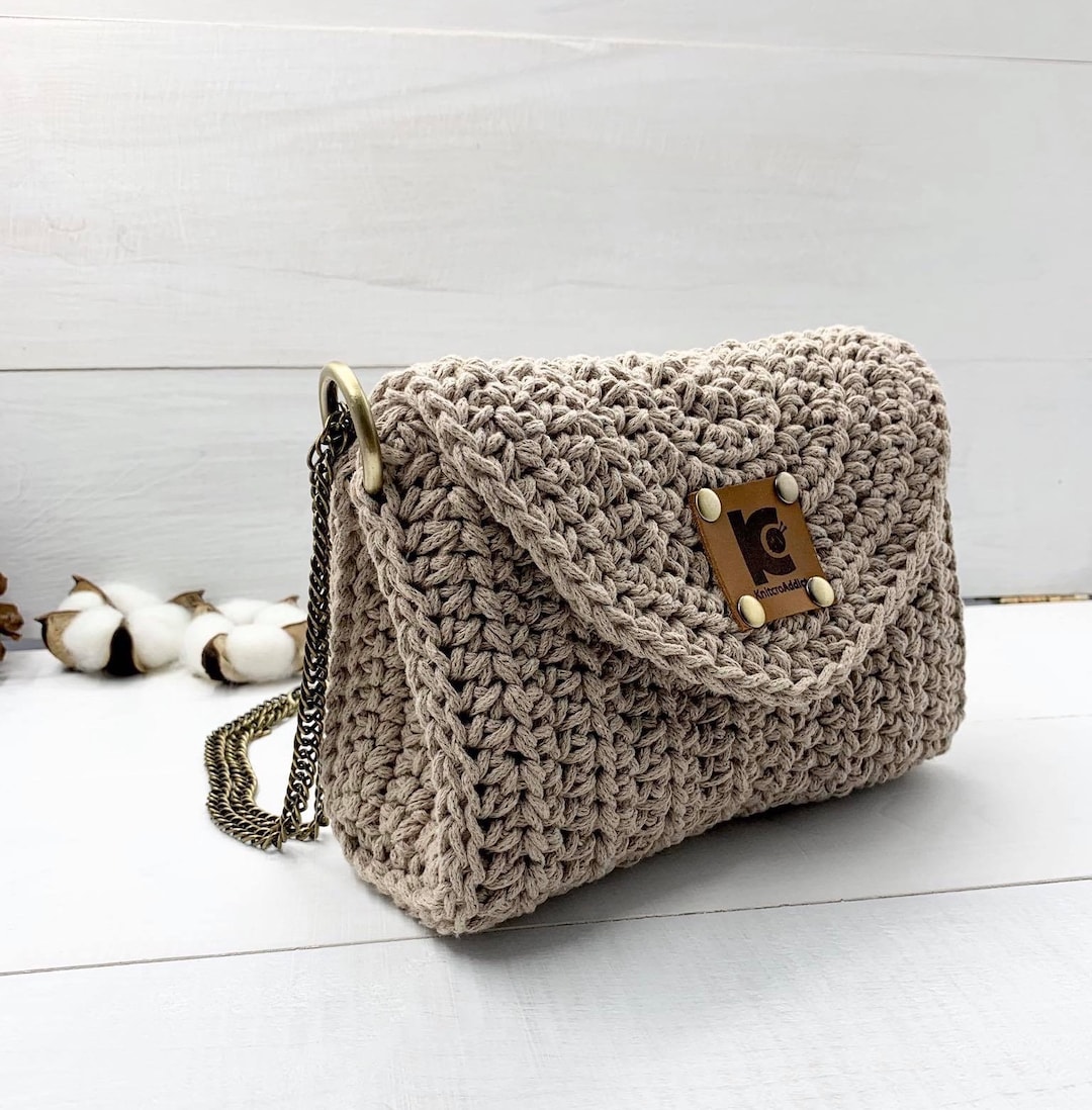 Crochet Purse Pattern, Pdf File, Photos and Video Tutorial. Crochet ...