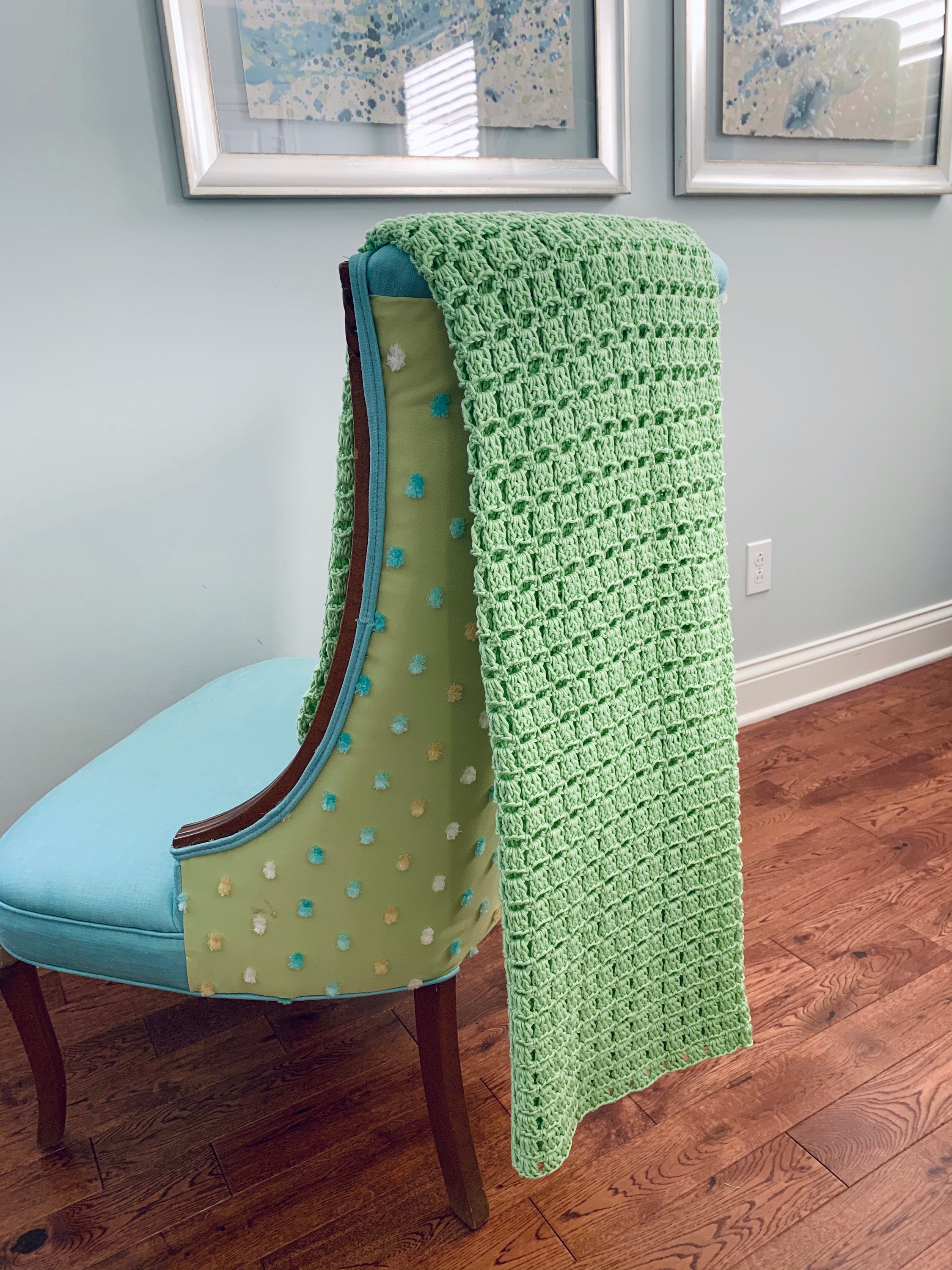 Crochet Blanket Pattern Easily Adjust the Size Pdf File and | Etsy