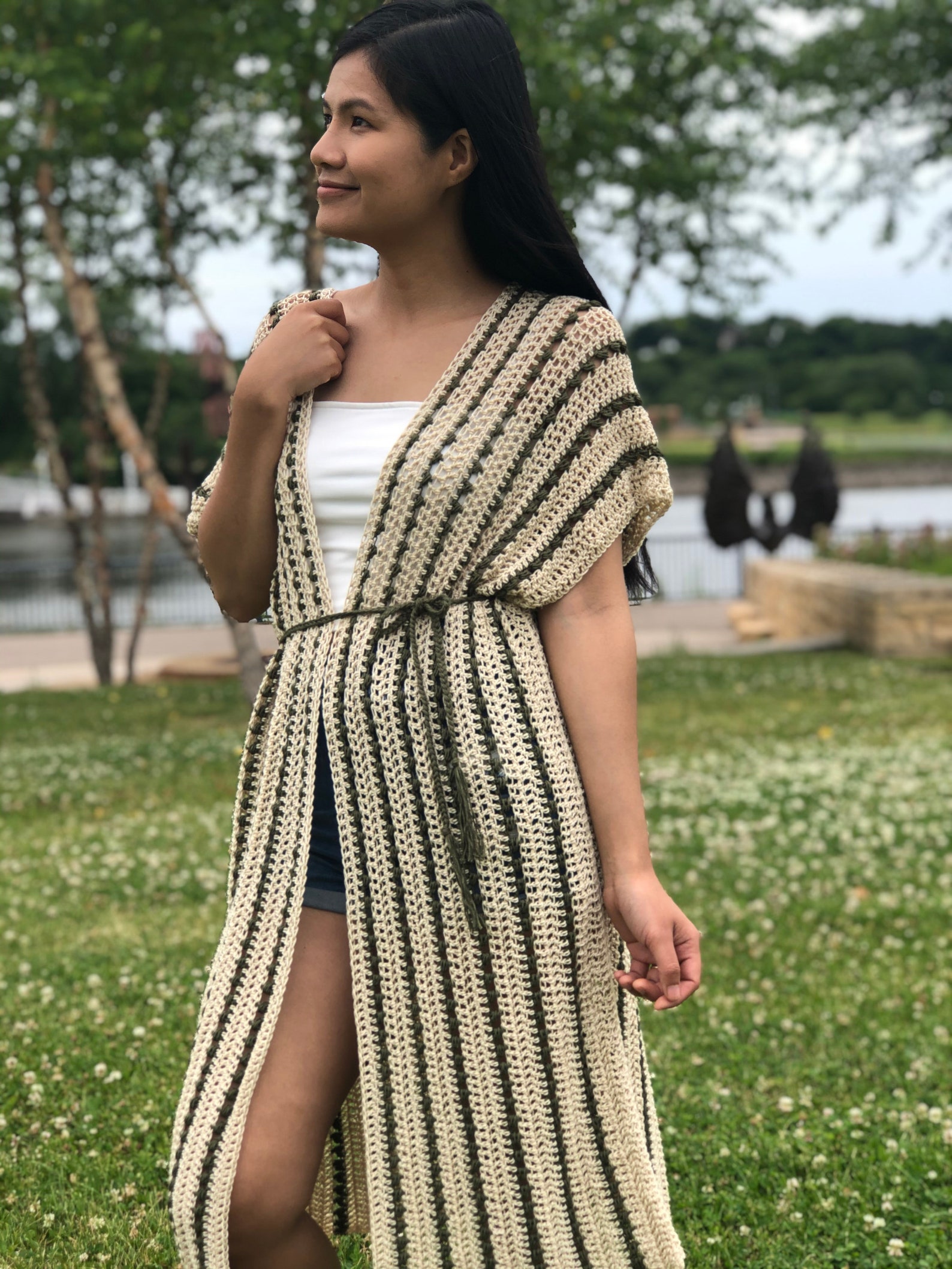 Crochet Beach Cover up Pattern. Pdf File and Video Tutorial | Sizes XS ...