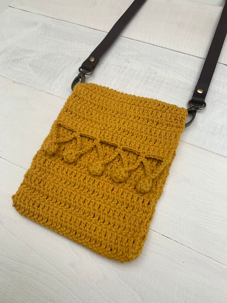 Crochet Shoulder Bag PDF Pattern and Video Tutorial Crochet - Etsy