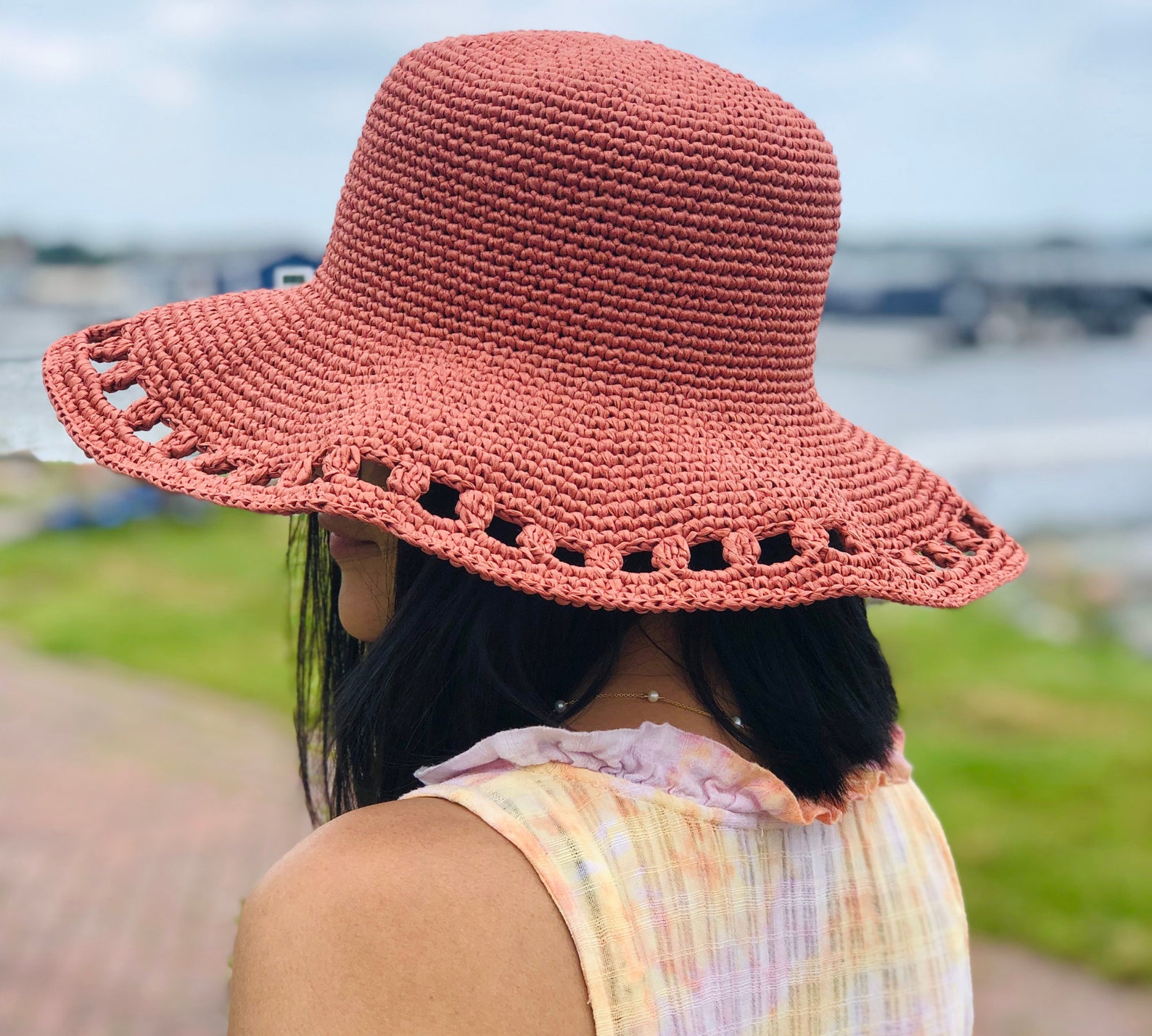 Crochet Sun Hat Pattern & Video Tutorial Printable/ Downloadable PDF ...