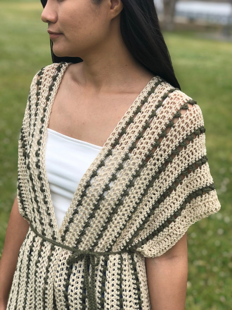 Crochet Beach Cover up Pattern. Pdf File and Video Tutorial | Sizes XS ...