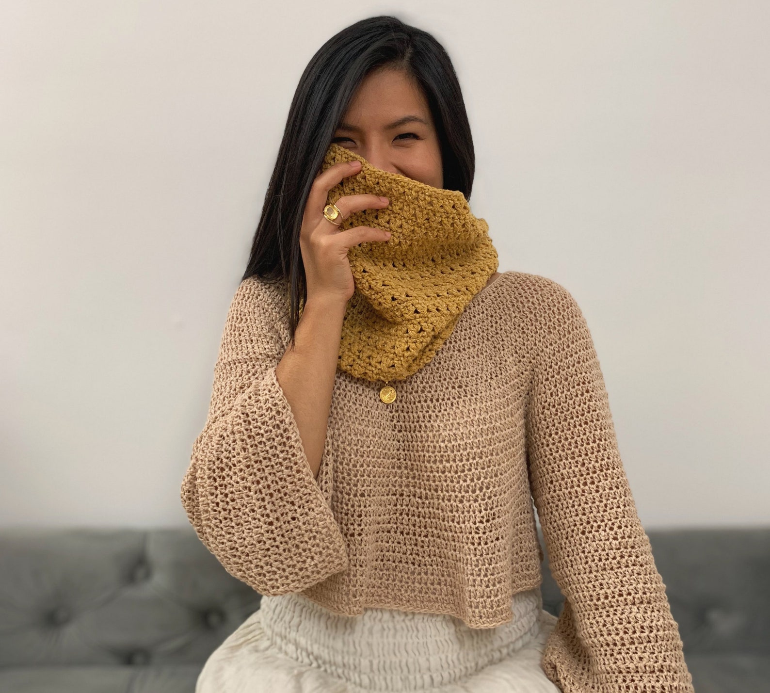 Crochet Cowl Pattern PDF Digital Download and Video Tutorial, Easy ...