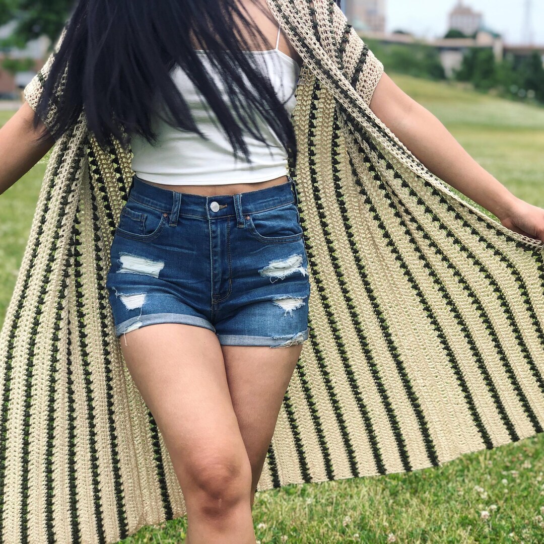 Crochet Beach Cover up Pattern. Pdf File and Video Tutorial | Sizes XS ...