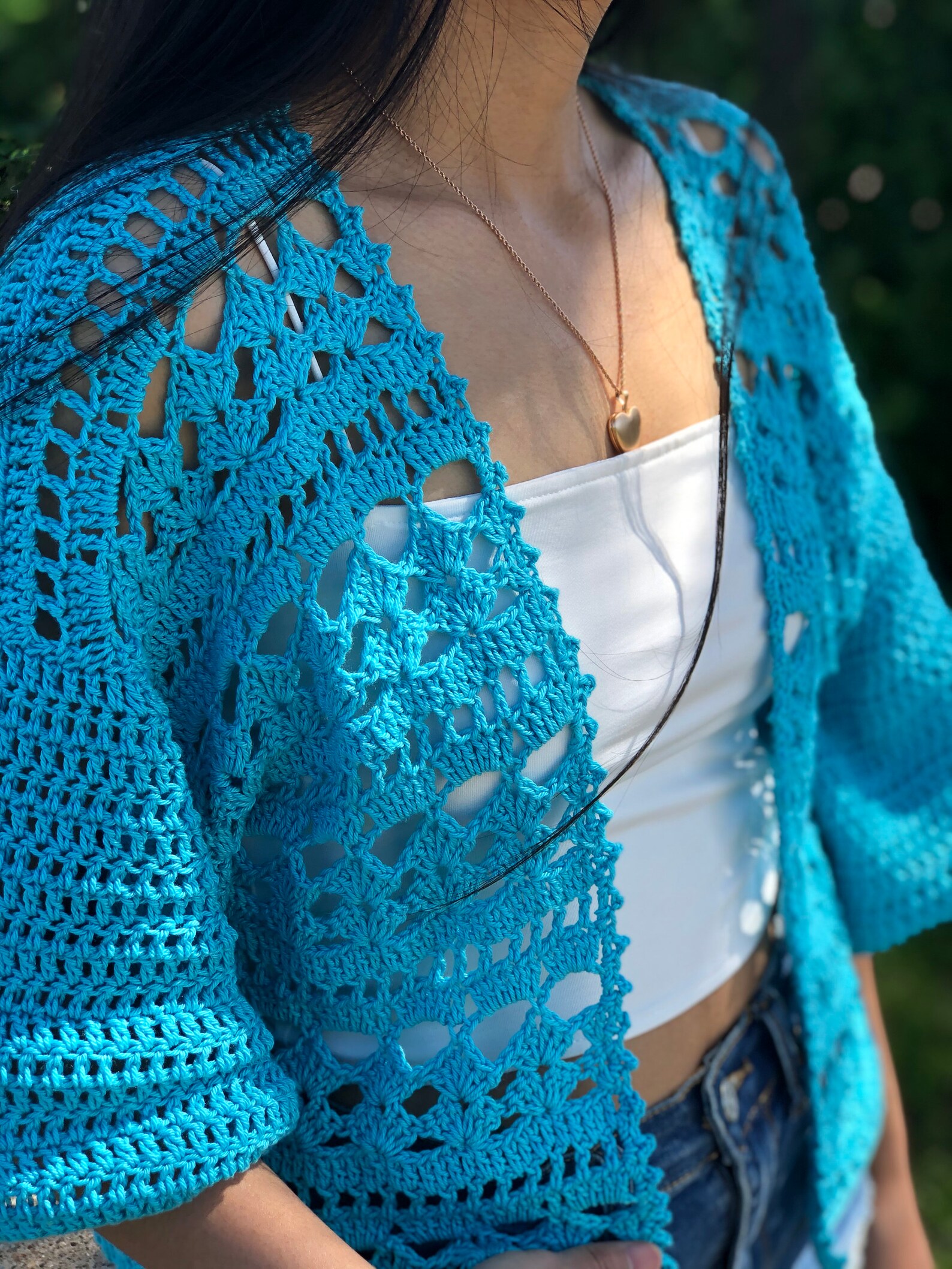 Summer Cardigan Crochet Pattern. Pdf File and Video Tutorial - Etsy