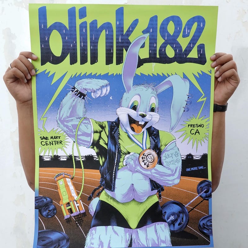Blink 182 Poster - Etsy