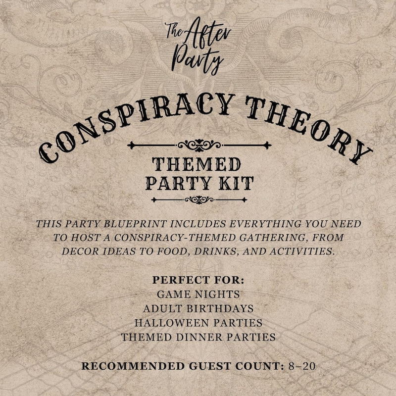Conspiracy Theory Party Theme Ideas - Etsy