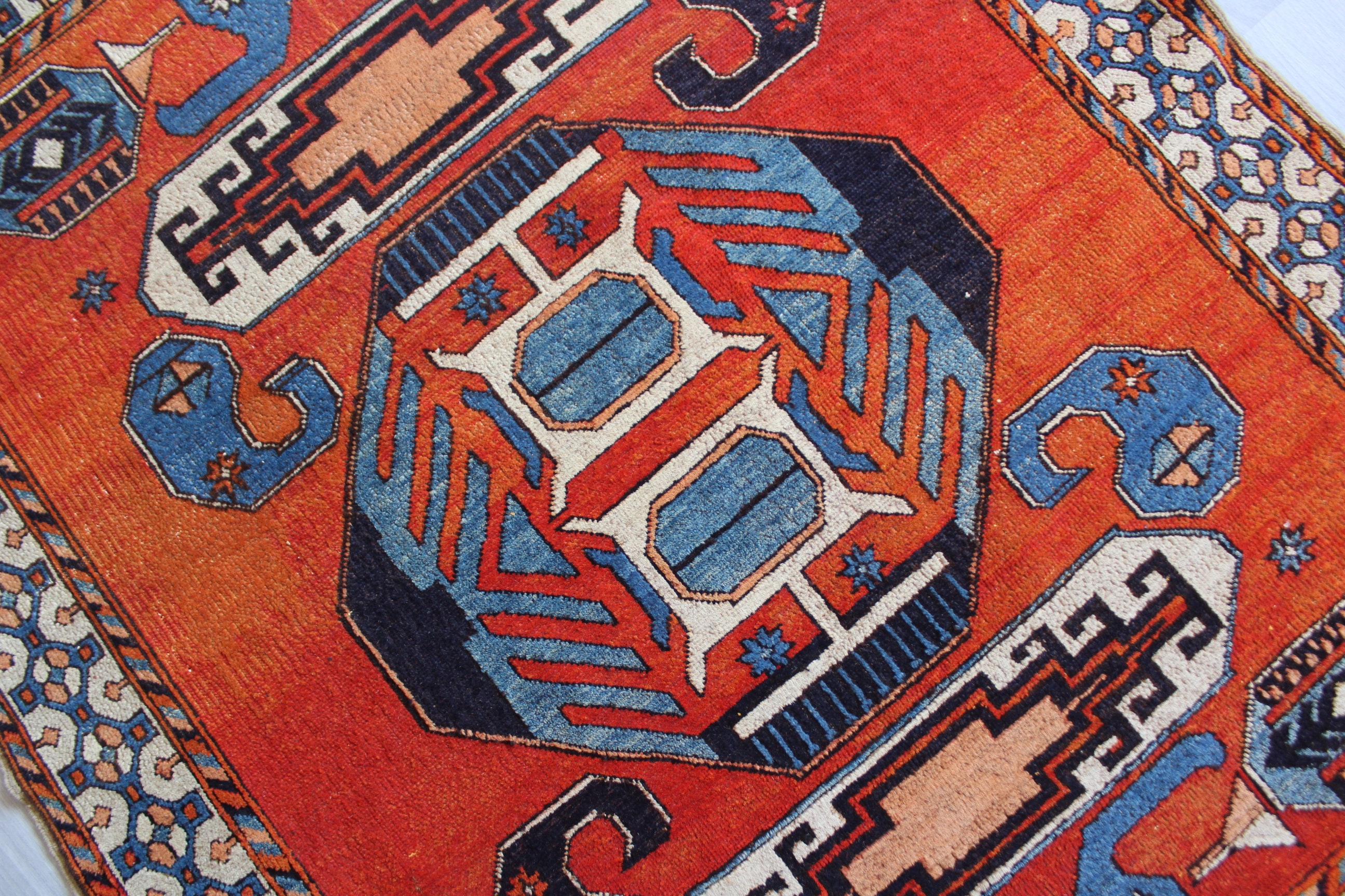 4'5x5'9 Ft 1980s' Vintage Kars Rug - Etsy