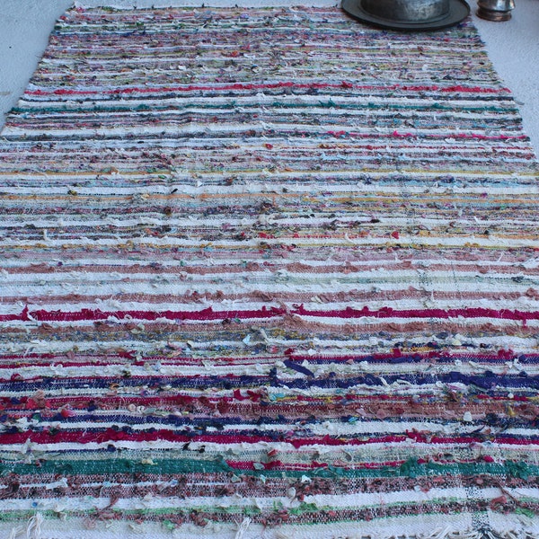 Vintage Rag Rug - Etsy