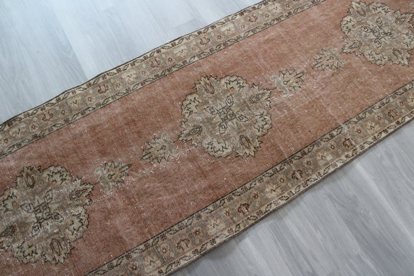 2'7x10'7 Ft RUNNER, Vintage Rug Runner, Ethnic Rug Runner, Bohemian ...