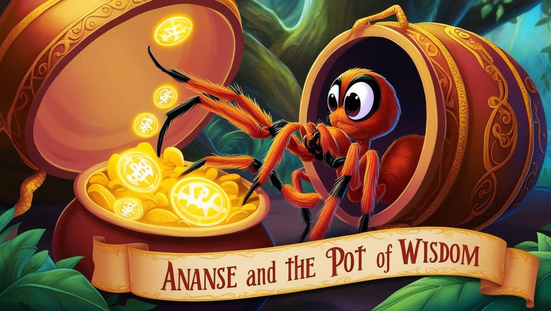 Kweku Ananse and the Pot of Wisdom: African Storytelling Ebook - Etsy