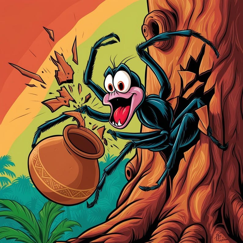 Kweku Ananse and the Pot of Wisdom: African Storytelling Ebook - Etsy