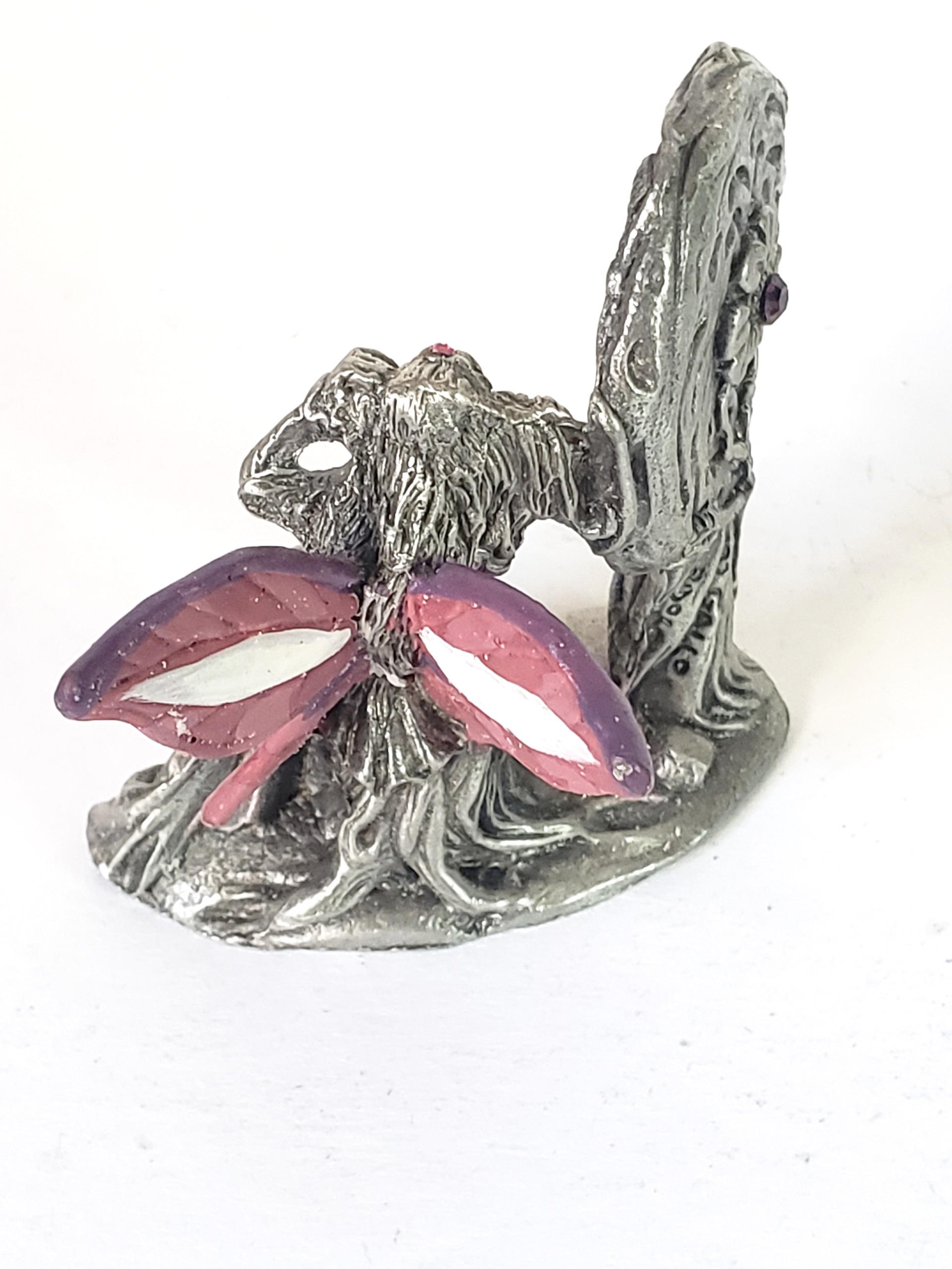 Vintage Pewter Fairy Figurines. Collectable Pewter Fairies, Small ...