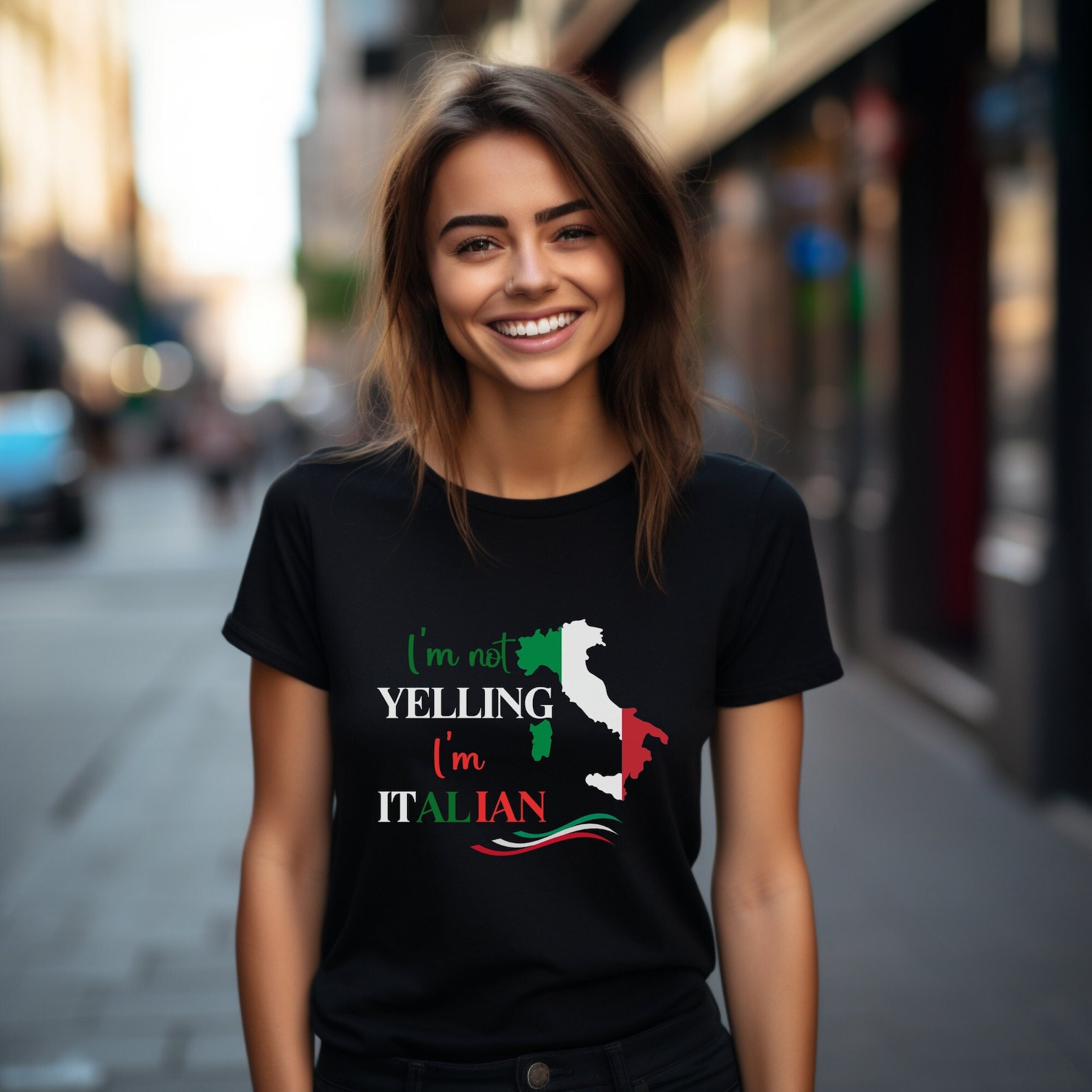 I'm Not Yelling I'm Italian, Funny Italian Shirt, Italy Shirt, Italian ...
