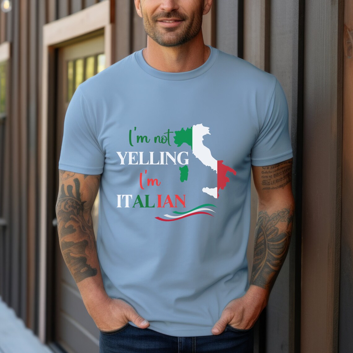 I'm Not Yelling I'm Italian, Funny Italian Shirt, Italy Shirt, Italian ...