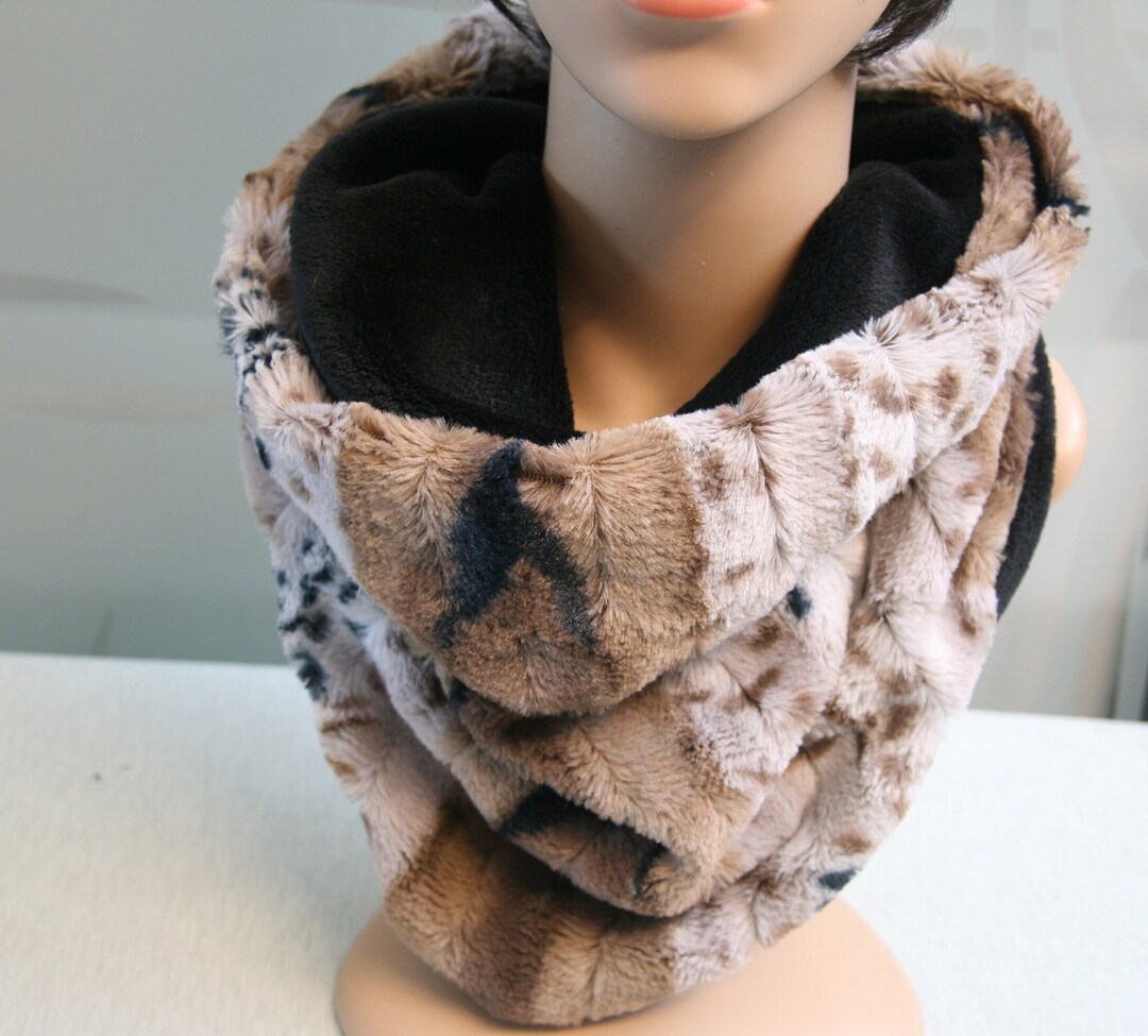 NEW Beautiful Loop Round Scarf Women's Fleece Hat - Etsy