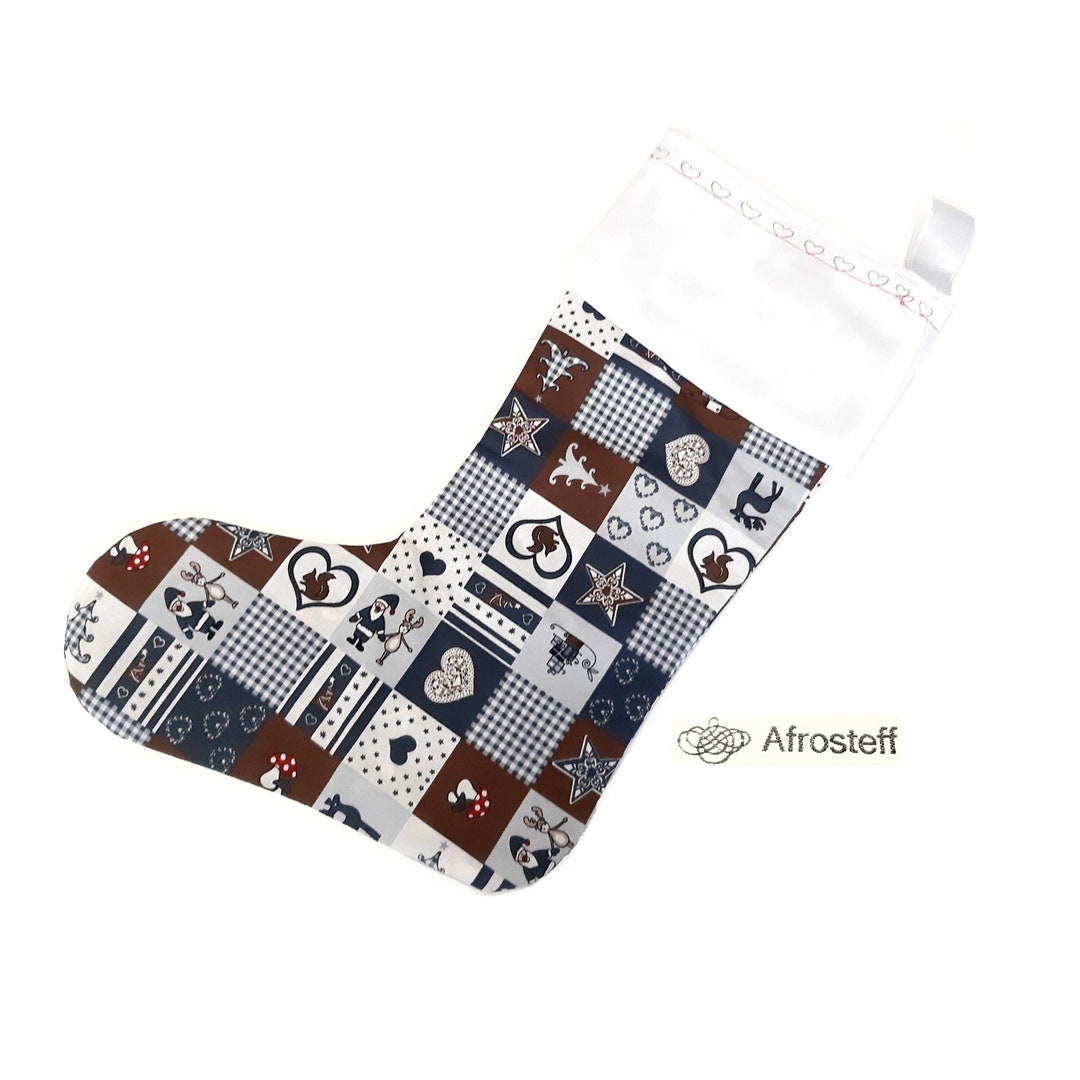 Santa Claus Boots Fireplace Sock Fillable Santa Claus Boot - Etsy