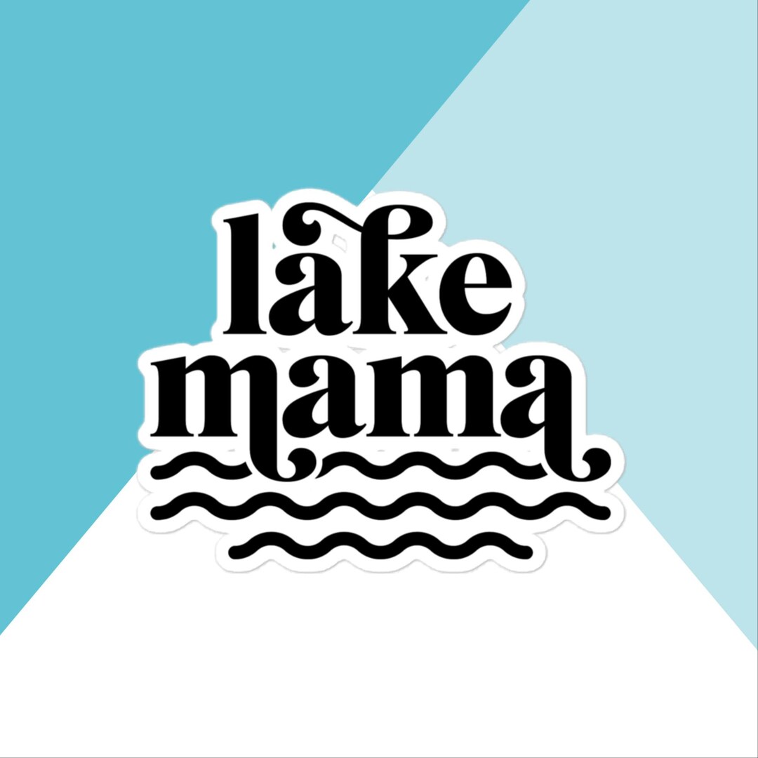 Lake Mama Vinyl Sticker - Etsy
