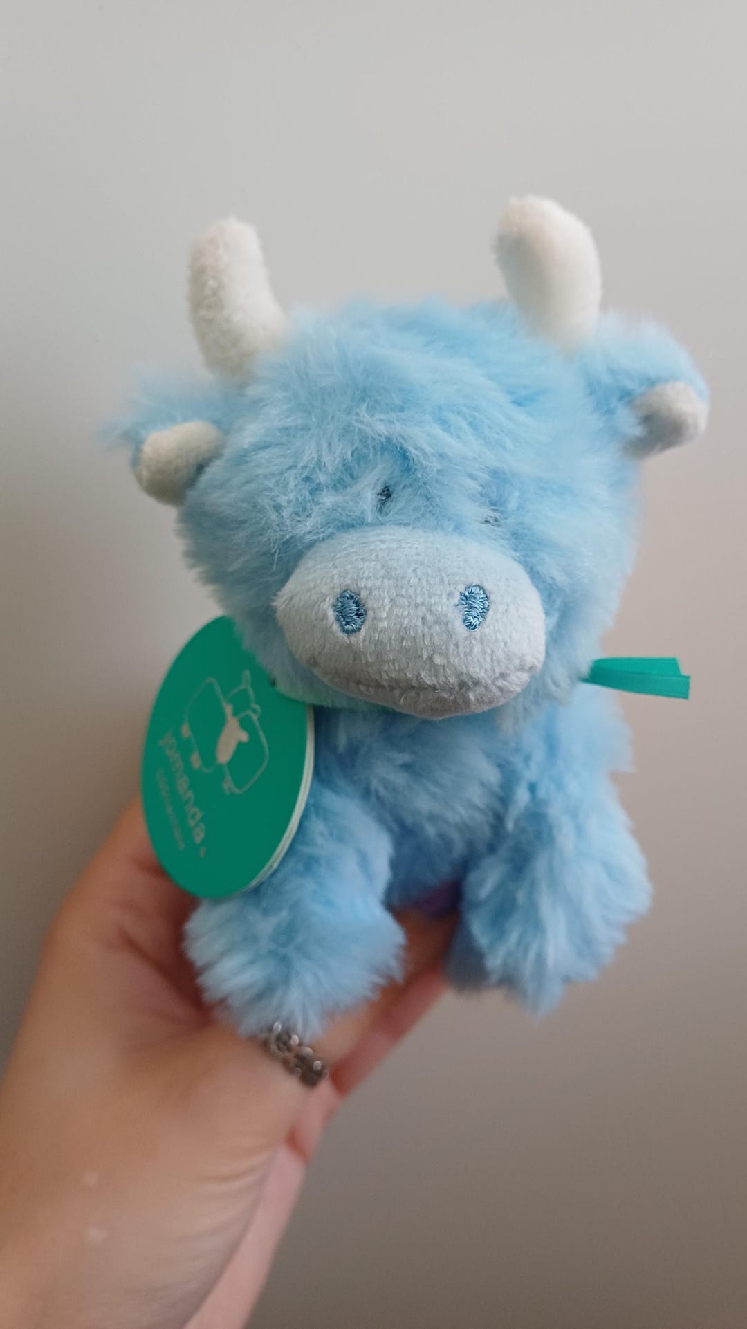 Jomanda Light Blue Highland Cow Coollectible Coo: Mini Soft Plush ...