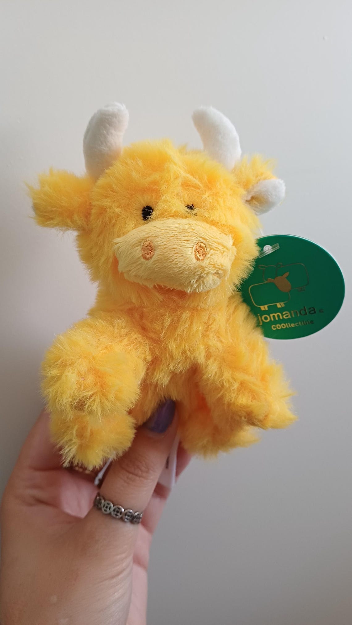 Jomanda Orange Highland Cow Coollectible Coo: Mini Soft Plush Stuffed ...