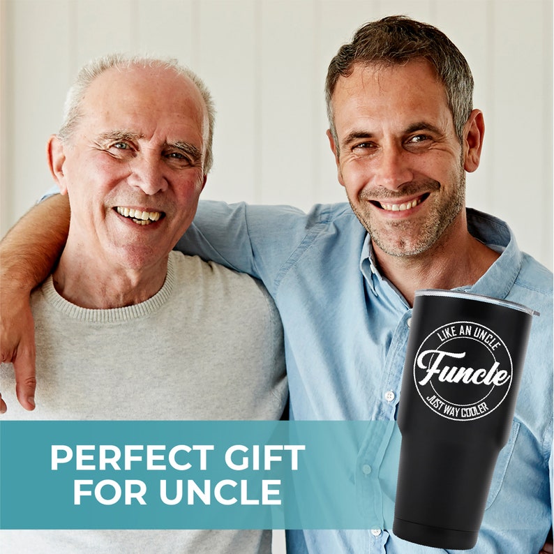 Funcle Tumbler 30oz, Funny Uncle Gifts, Funny Gifts for Uncle From ...