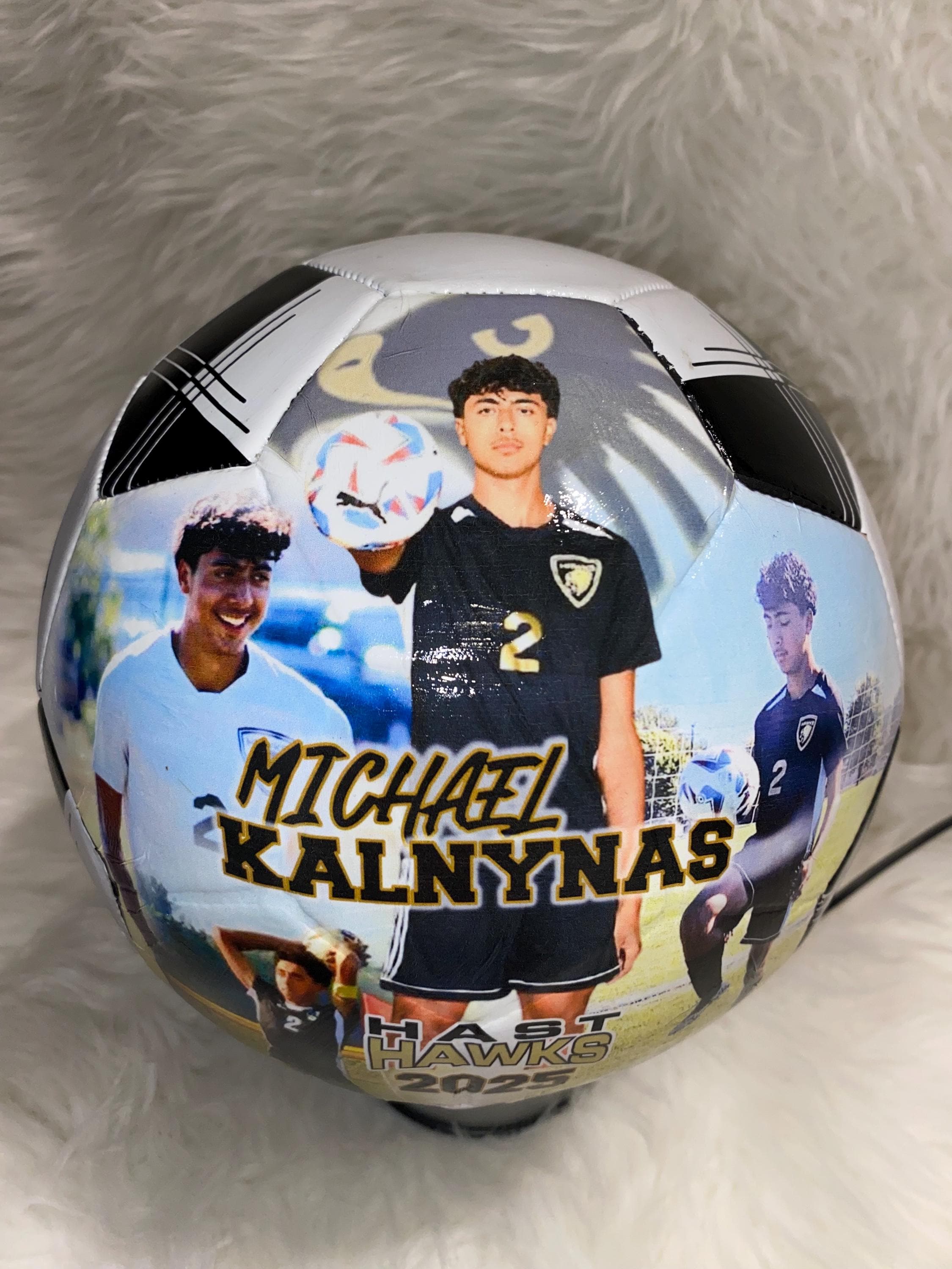 Personalized Photo Soccer Ball: Custom Senior Night Gift, Gift for Any ...