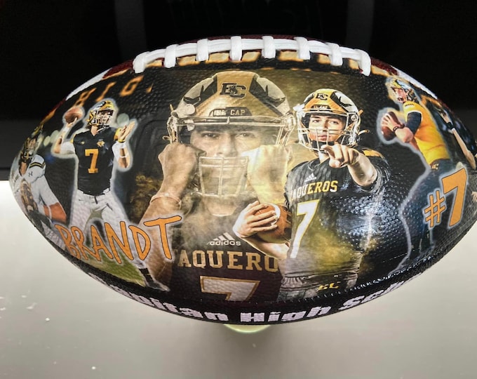 Custom Football With Photos - Etsy