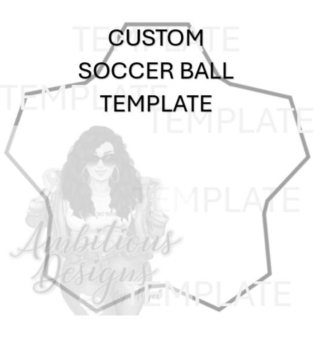 TEMPLATE - Customizable SOCCER Panel Template - Etsy