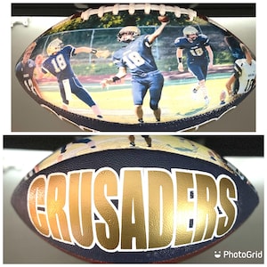 Football, Custom Football, Personalized With Photos; Photo Football - Etsy