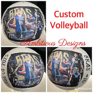 Personalized Photo Volleyball: Custom Senior Night Gift, Gift for Any ...