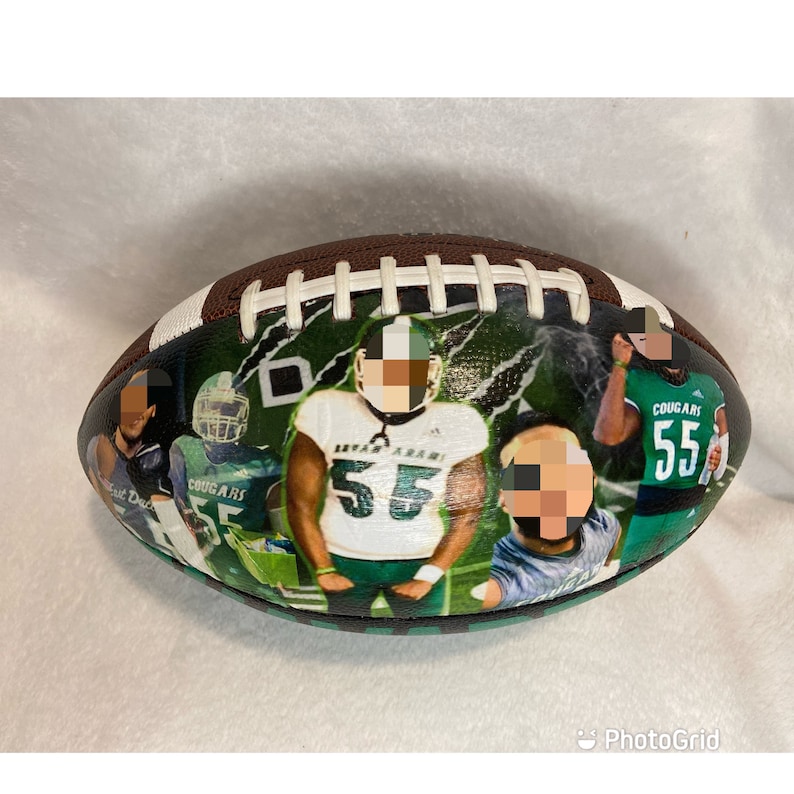 Custom Football With Photos - Etsy