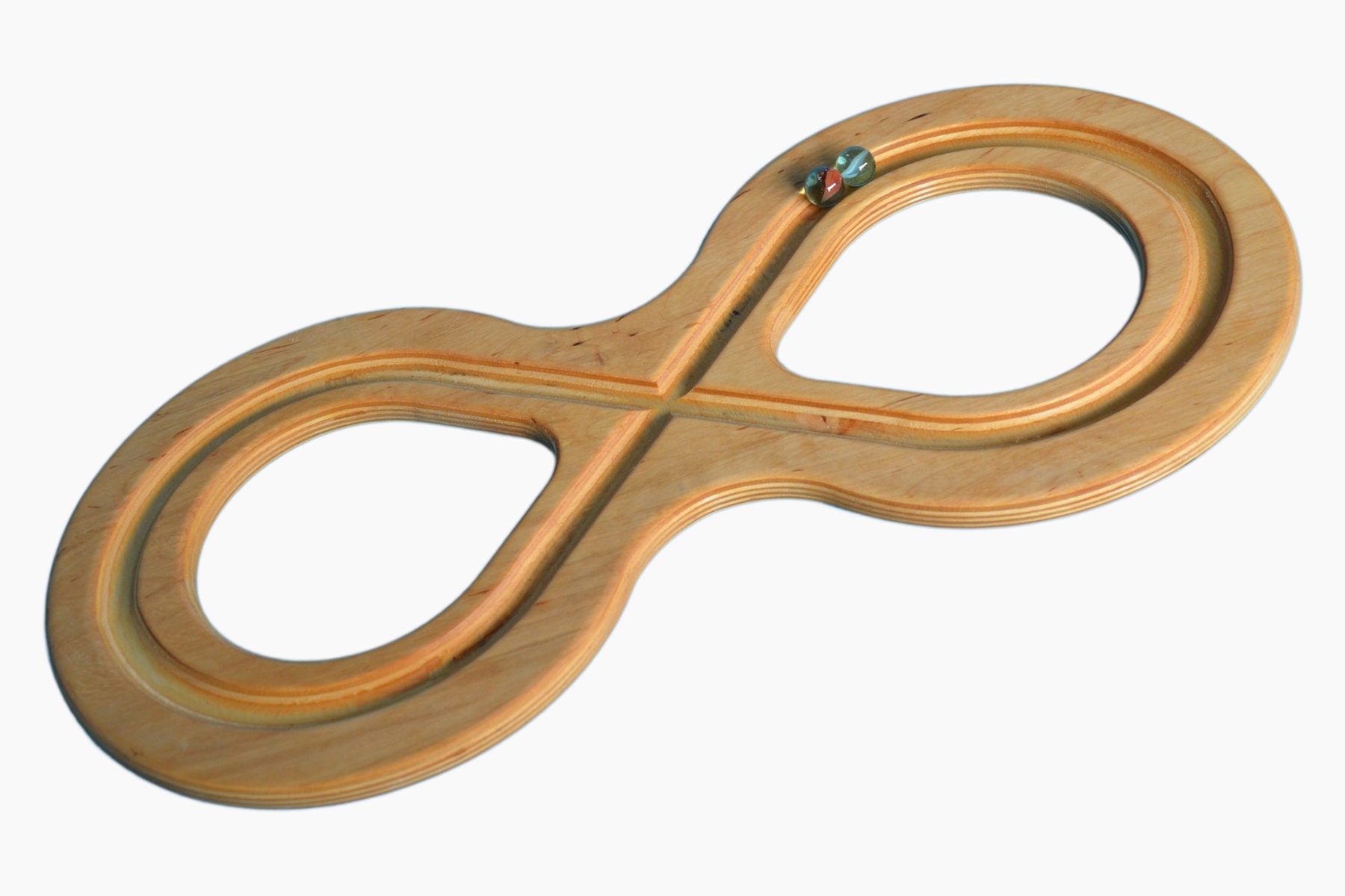 Murmelbahn liegende Acht Montessori Waldorf | Etsy